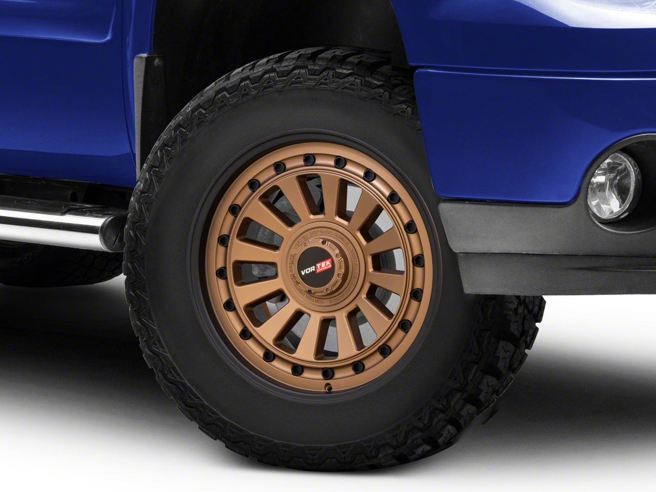 Vortek Off-Road Sierra 1500 VRD-702 Matte Bronze with Black Bolts and ...