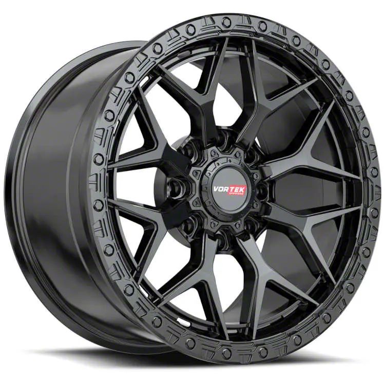 Vortek Off-Road Yukon VRT-603 Satin Black 6-Lug Wheel; 17x9; 0mm Offset ...