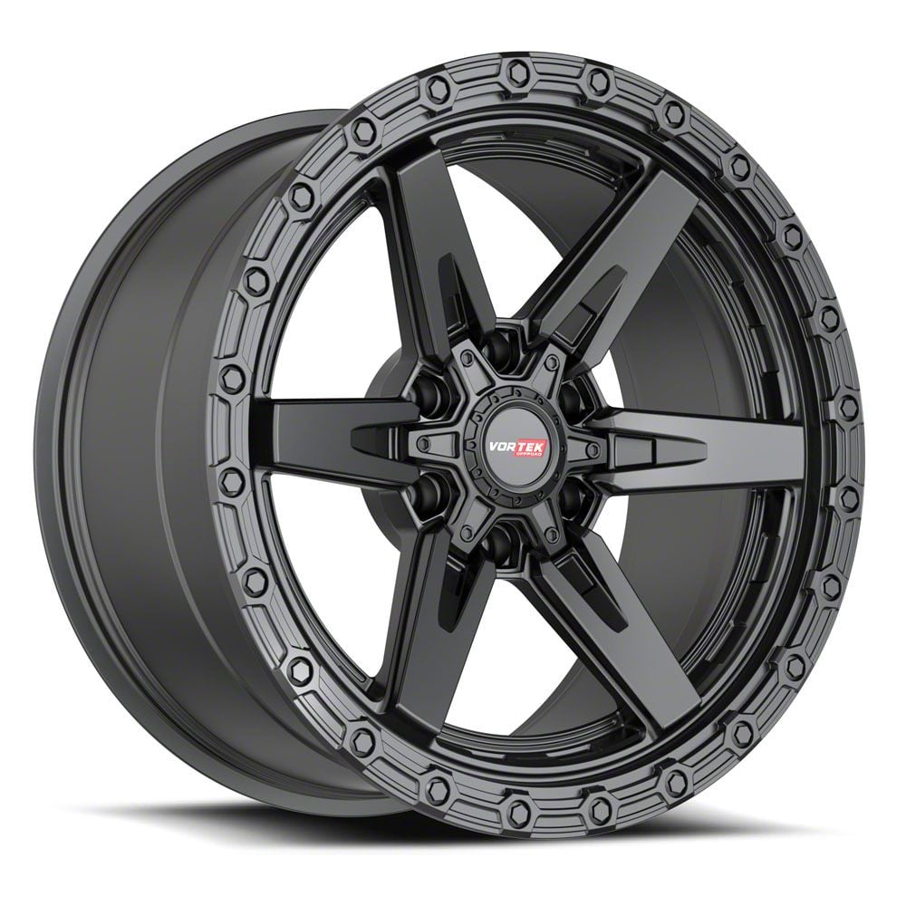 Vortek Off-Road Canyon VRT-602 Matte Black 6-Lug Wheel; 18x9; 0mm ...