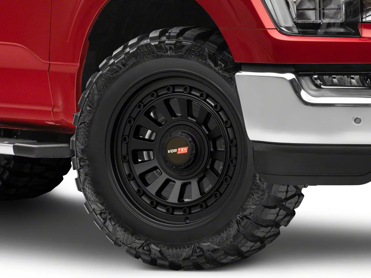 Vortek Off-Road F-150 VRD-702 Matte Black 6-Lug Wheel; 20x9.5; 12mm ...