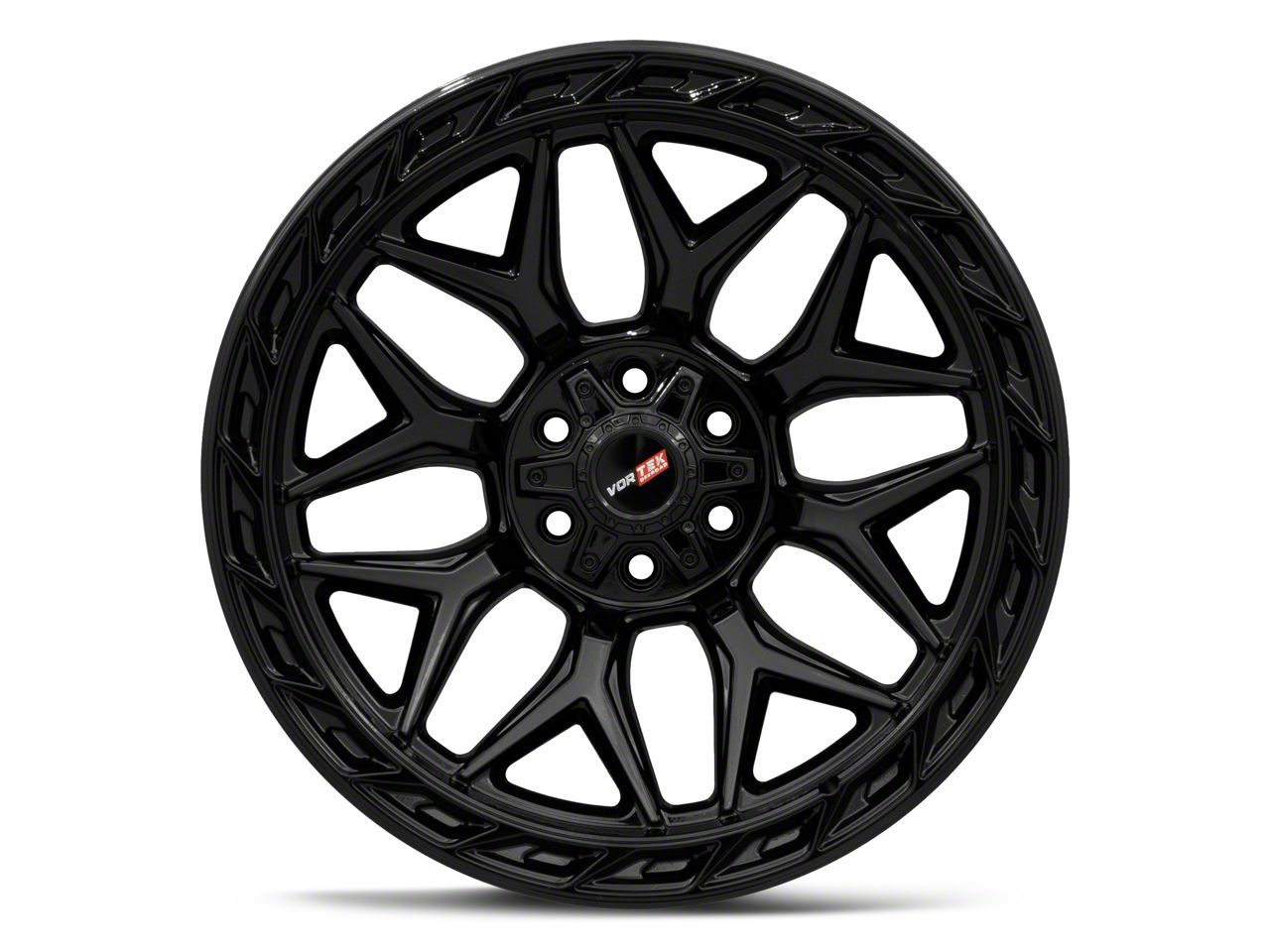 Vortek Off-Road F-150 VRP-504 Gloss Black 6-Lug Wheel; 20x9; 0mm Offset ...