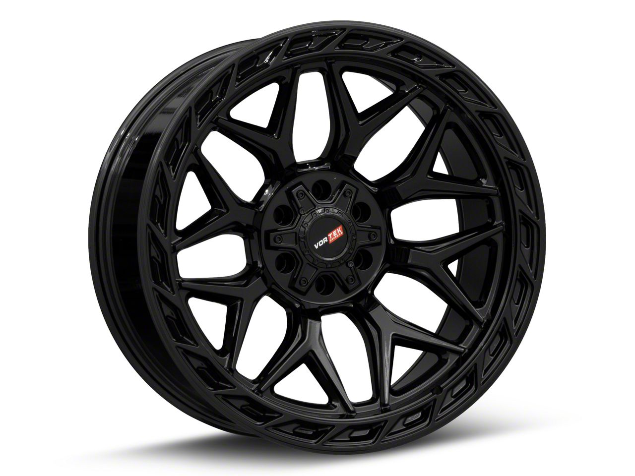 Vortek Off-Road F-150 VRP-504 Gloss Black 6-Lug Wheel; 20x9; 0mm Offset ...
