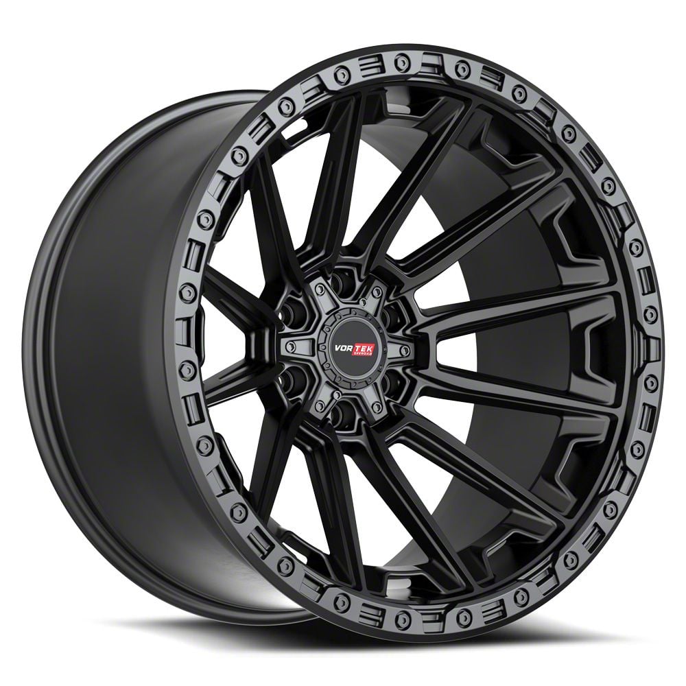Vortek Off-Road F-150 VRT-601 Matte Black 6-Lug Wheel; 24x10; 18mm ...