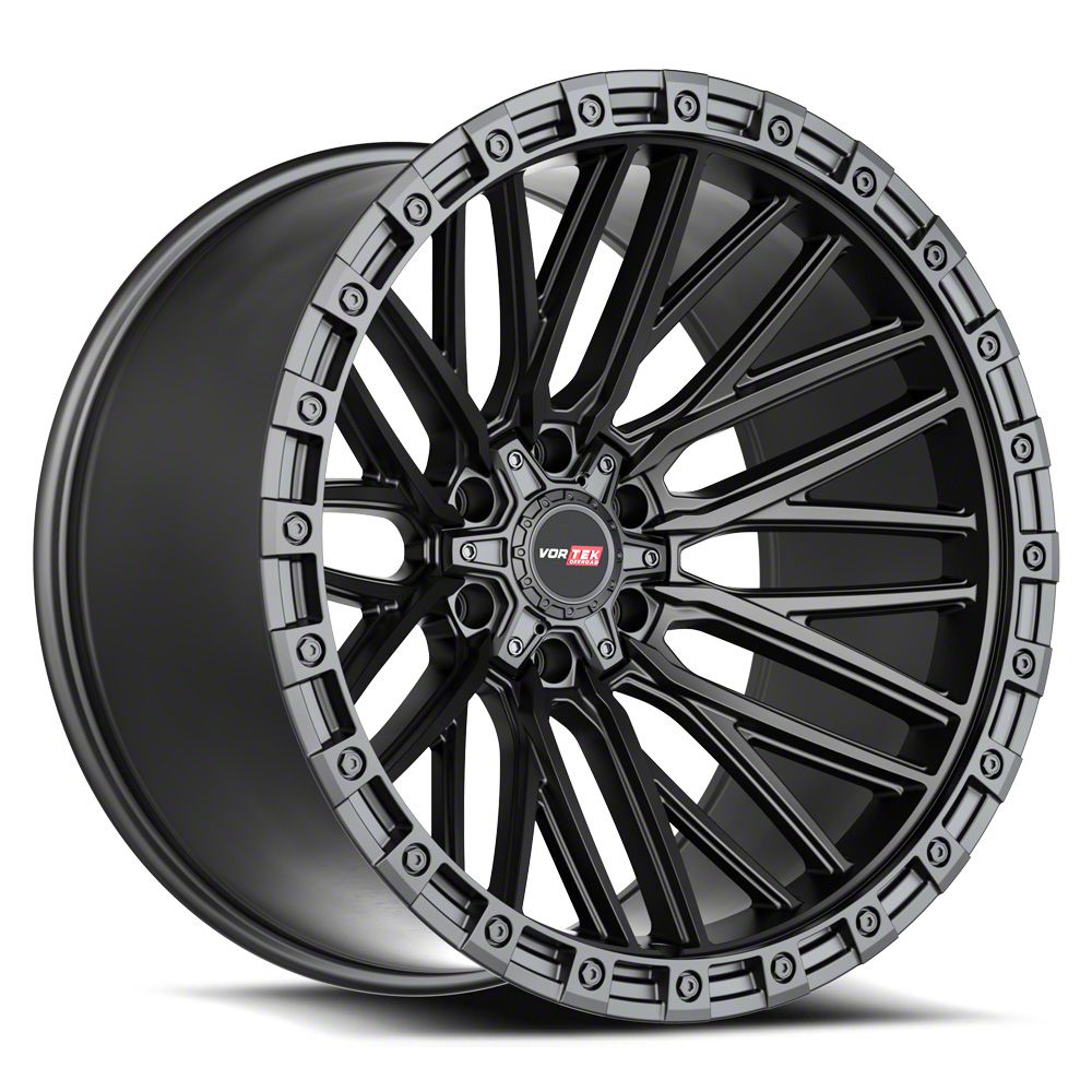 Vortek Off-Road F-150 VRT-608 Matte Black 6-Lug Wheel; 18x9; 12mm ...