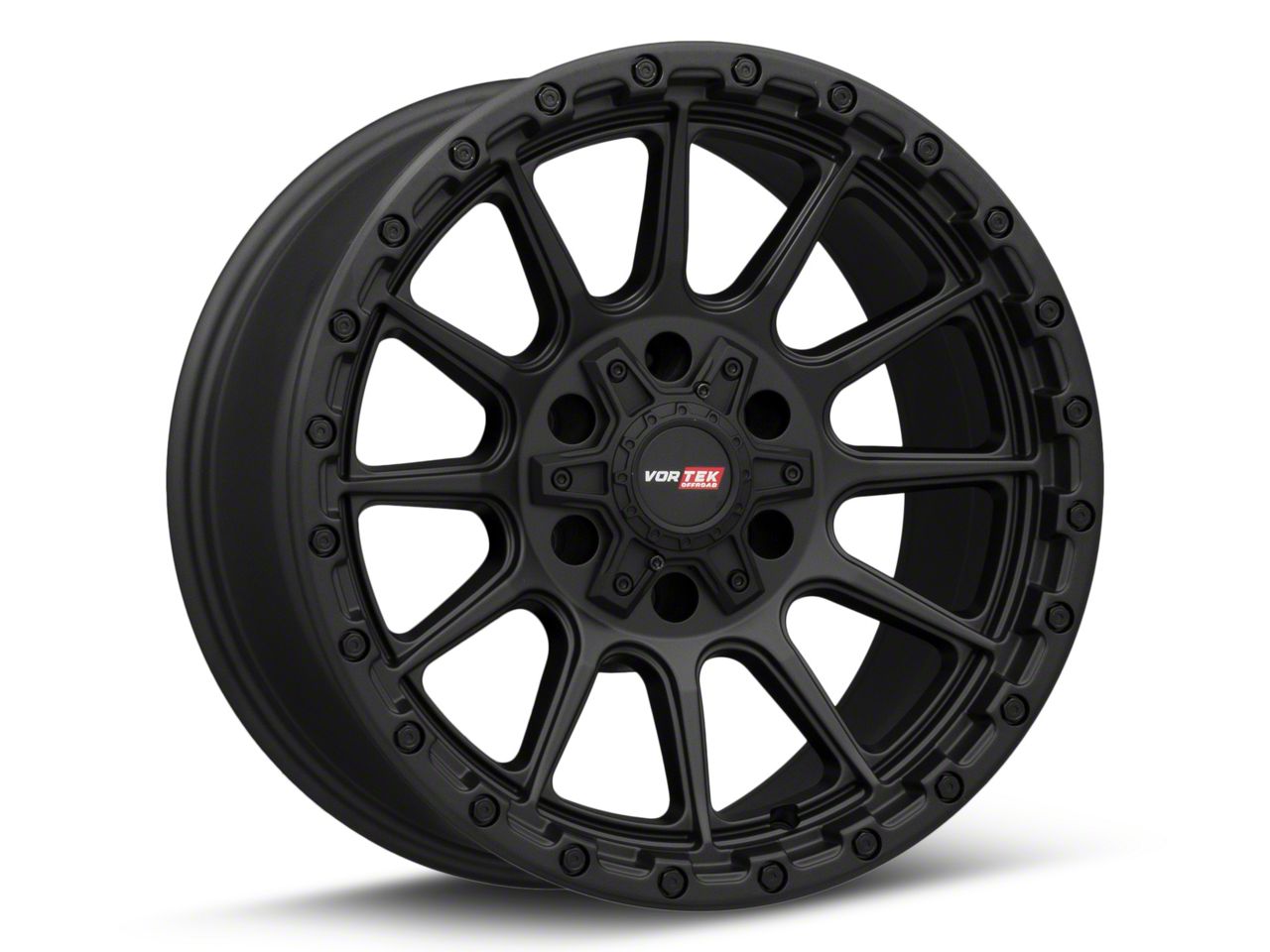 Vortek Off-Road RAM 1500 VRT-606 Matte Black 6-Lug Wheel; 18x9; -12mm ...