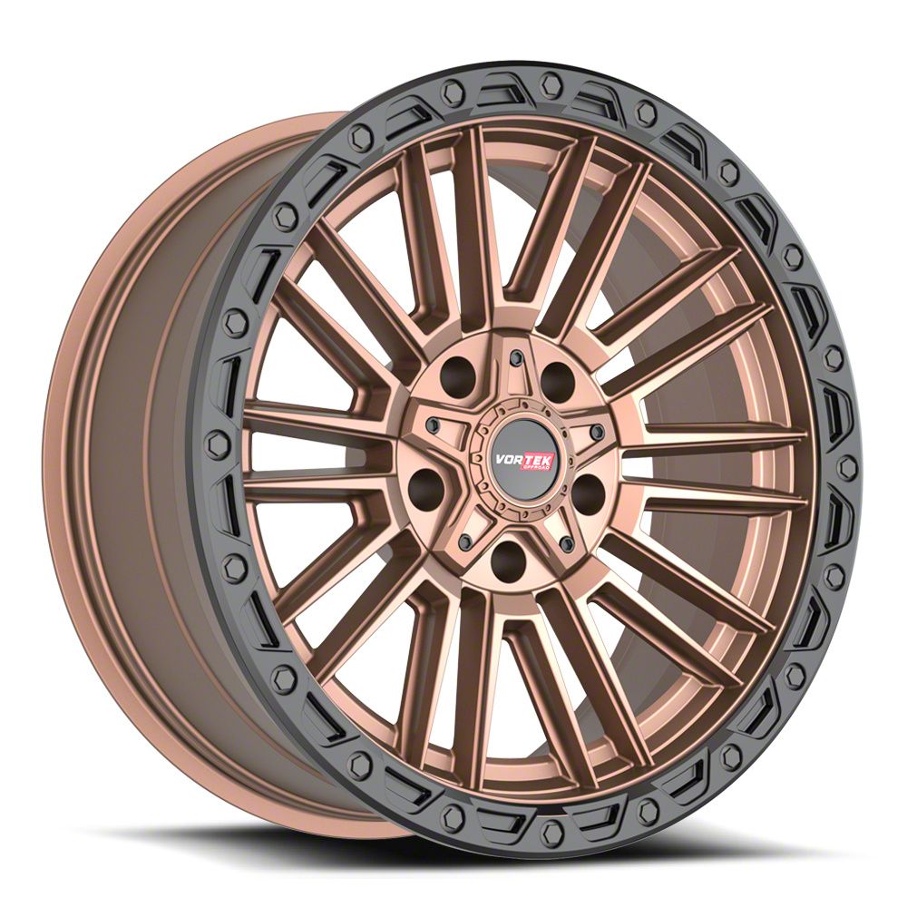 Vortek Off-Road Sierra 3500 VRT-604 Matte Bronze with Black Bead Ring 8 ...