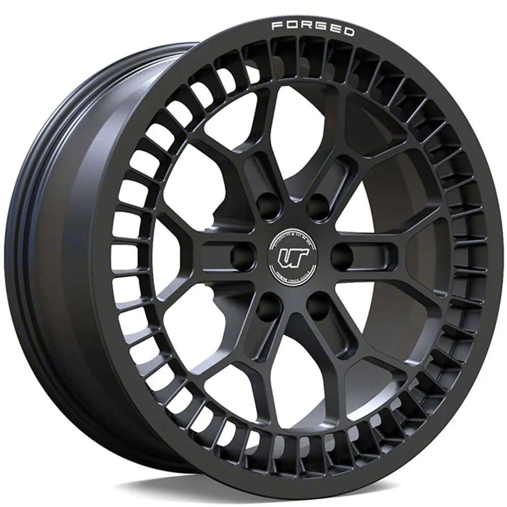 VR Forged F-250 Super Duty D02 Matte Black 8-Lug Wheel; 18x9; 6mm ...