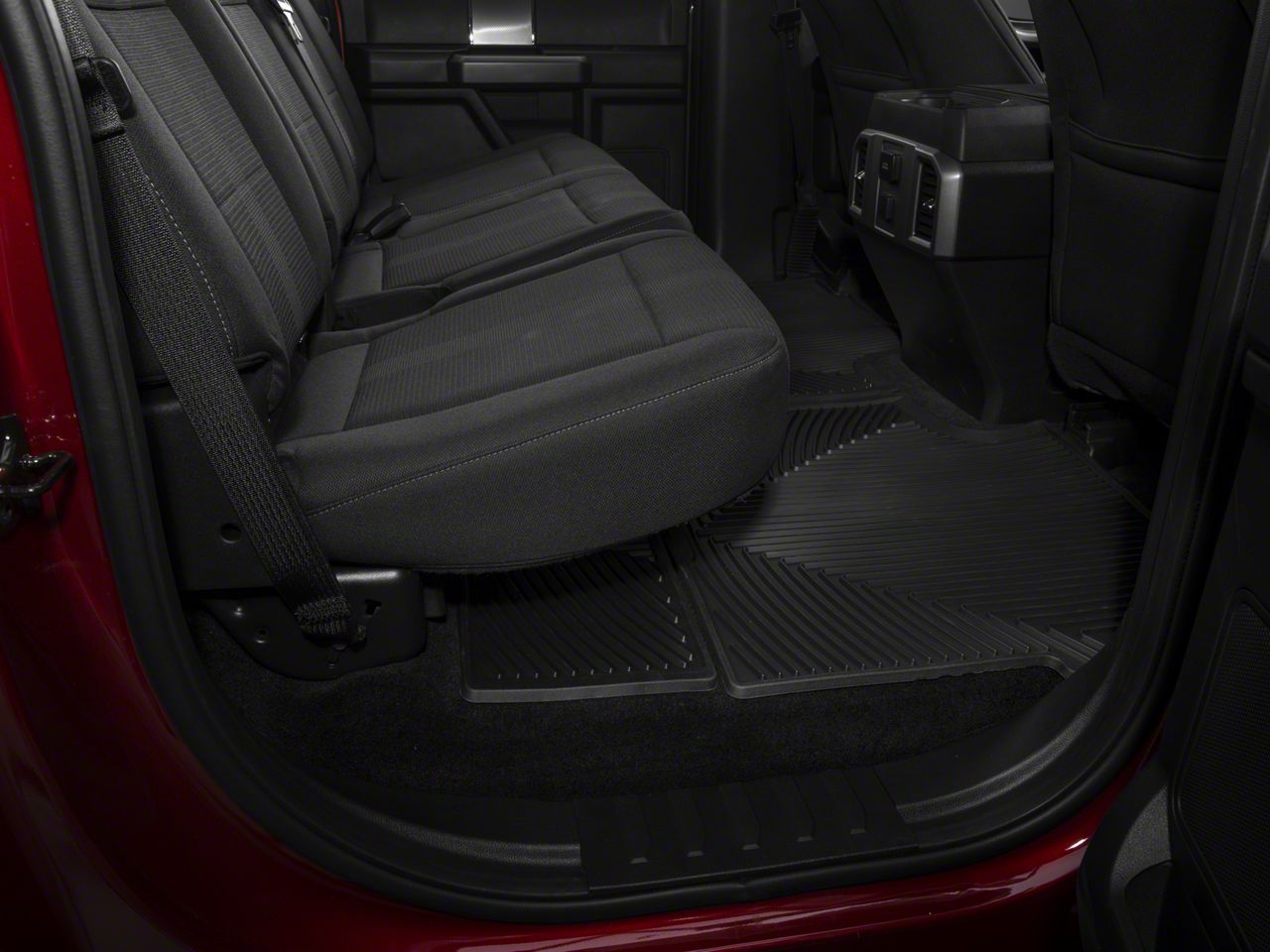 Weathertech F-150 All-Weather Front, Rear and Under Rear Seat Rubber ...