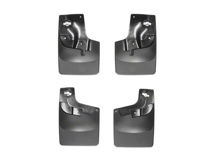 Weathertech Canyon No-Drill Mud Flaps; Front and Rear; Black 110052 ...