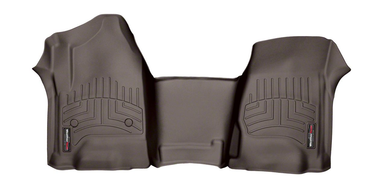 Weathertech F-150 DigitalFit Front Over the Hump Floor Liner; Cocoa ...