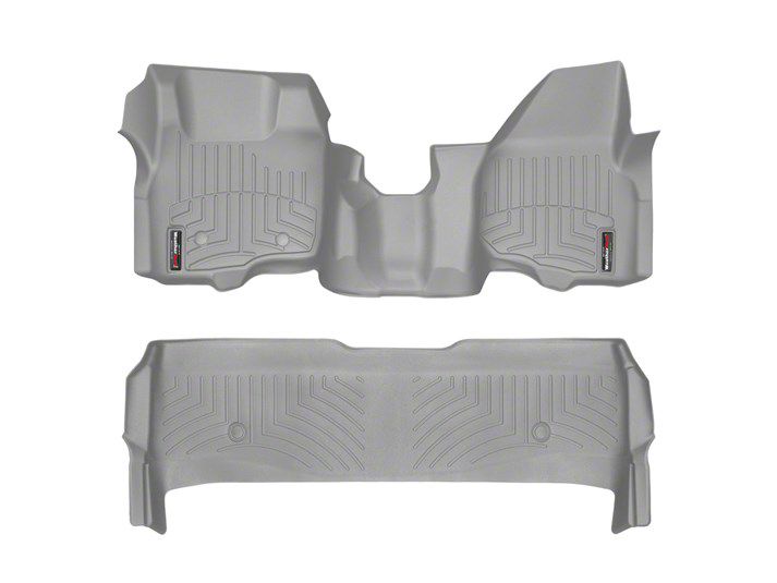 Weathertech F-250 Super Duty DigitalFit Front Over the Hump and Rear ...