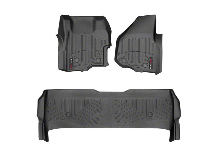 Weathertech F-350 Super Duty DigitalFit Front and Rear Floor Liners ...