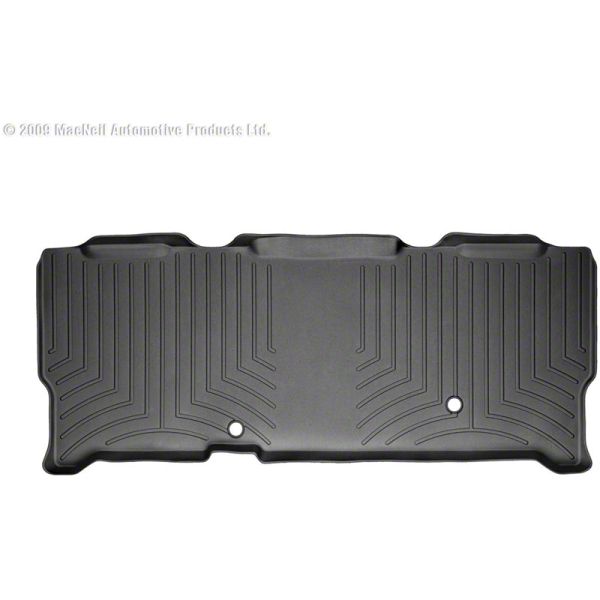 Weathertech F-350 Super Duty DigitalFit Rear Floor Liners; Black 440023 ...