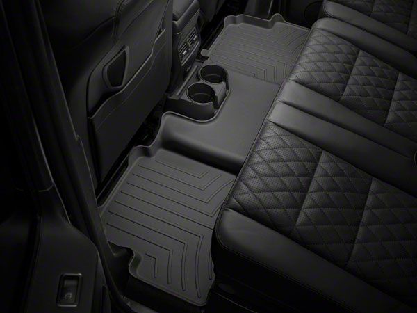 Weathertech F-350 Super Duty Rear Floor Liner HP; Black 446975IM (17-22 ...