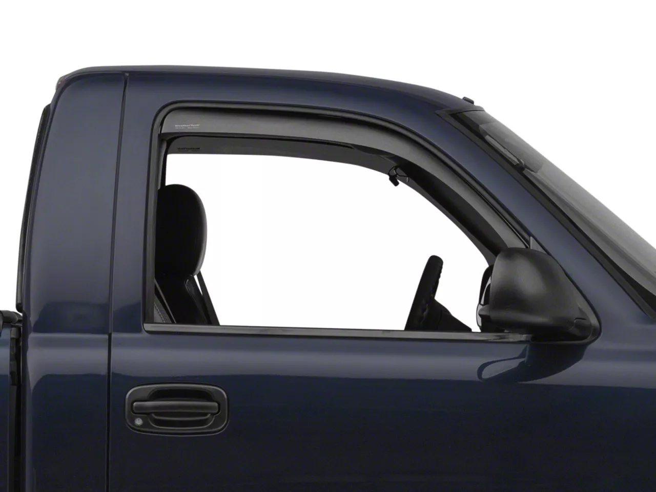 Weathertech Side Window Deflectors Front Dark Smoke 99 06 Silverado 1500