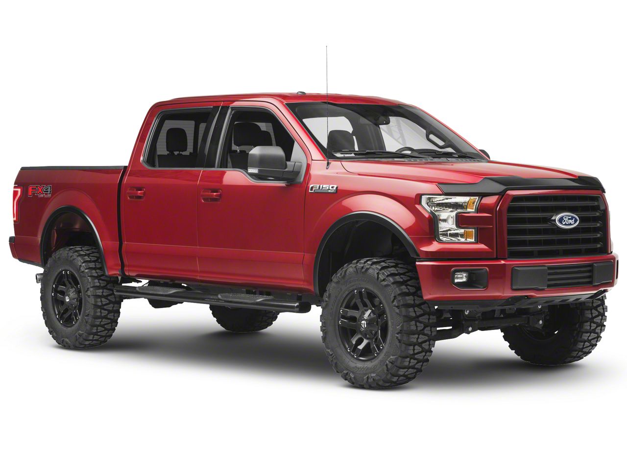 Weathertech F-150 Low Profile Hood Protector - Dark Smoke 55001 (15-20 ...