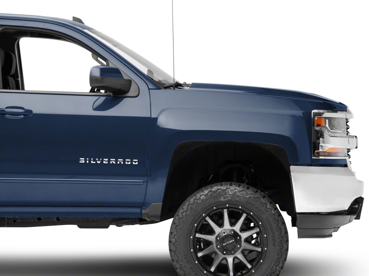 Weathertech Silverado Low Profile Hood Protector - Dark Smoke 55109 (16 ...