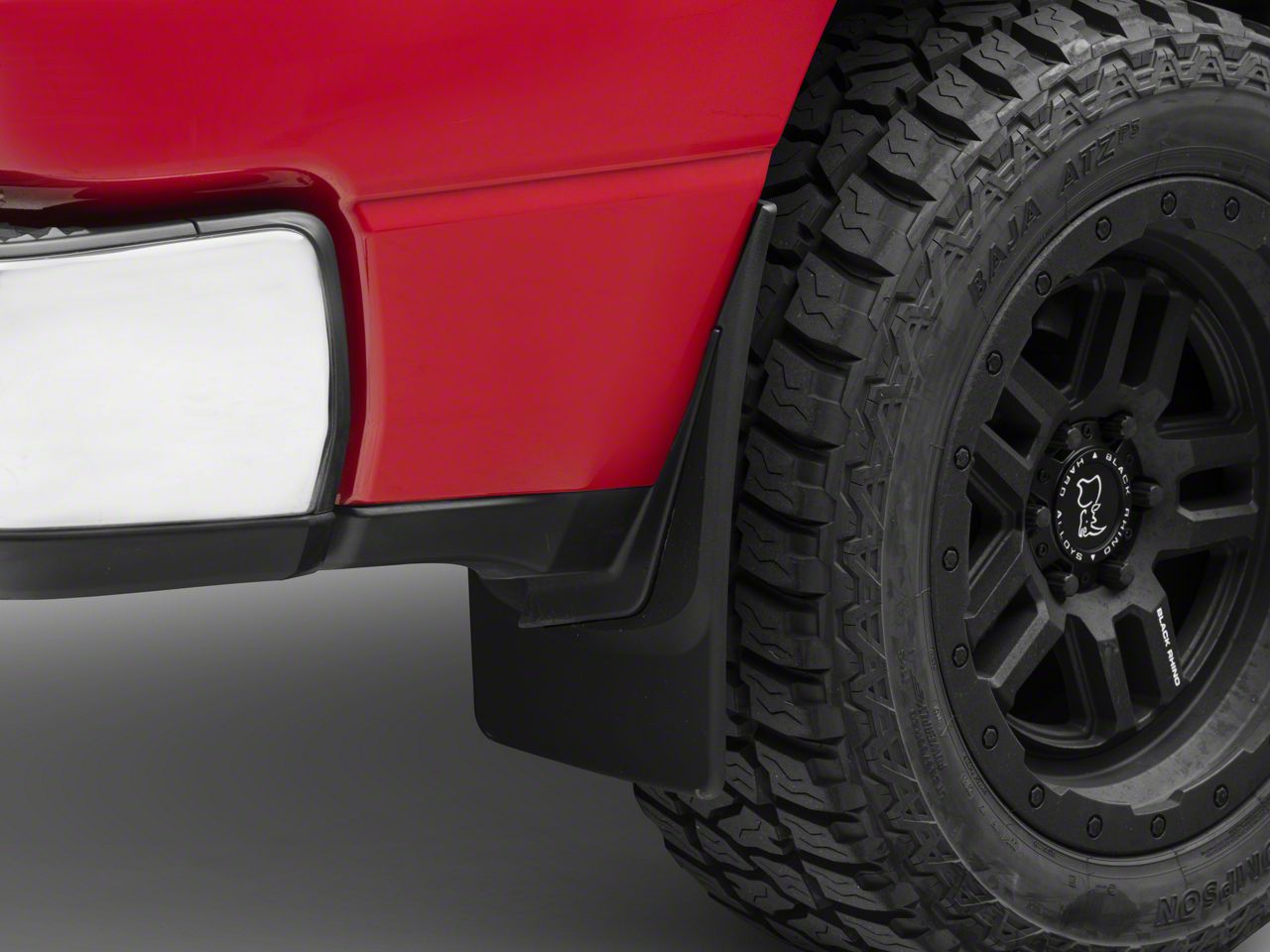 Weathertech RAM 1500 No-Drill Mud Flaps; Front and Rear; Black R111247 ...
