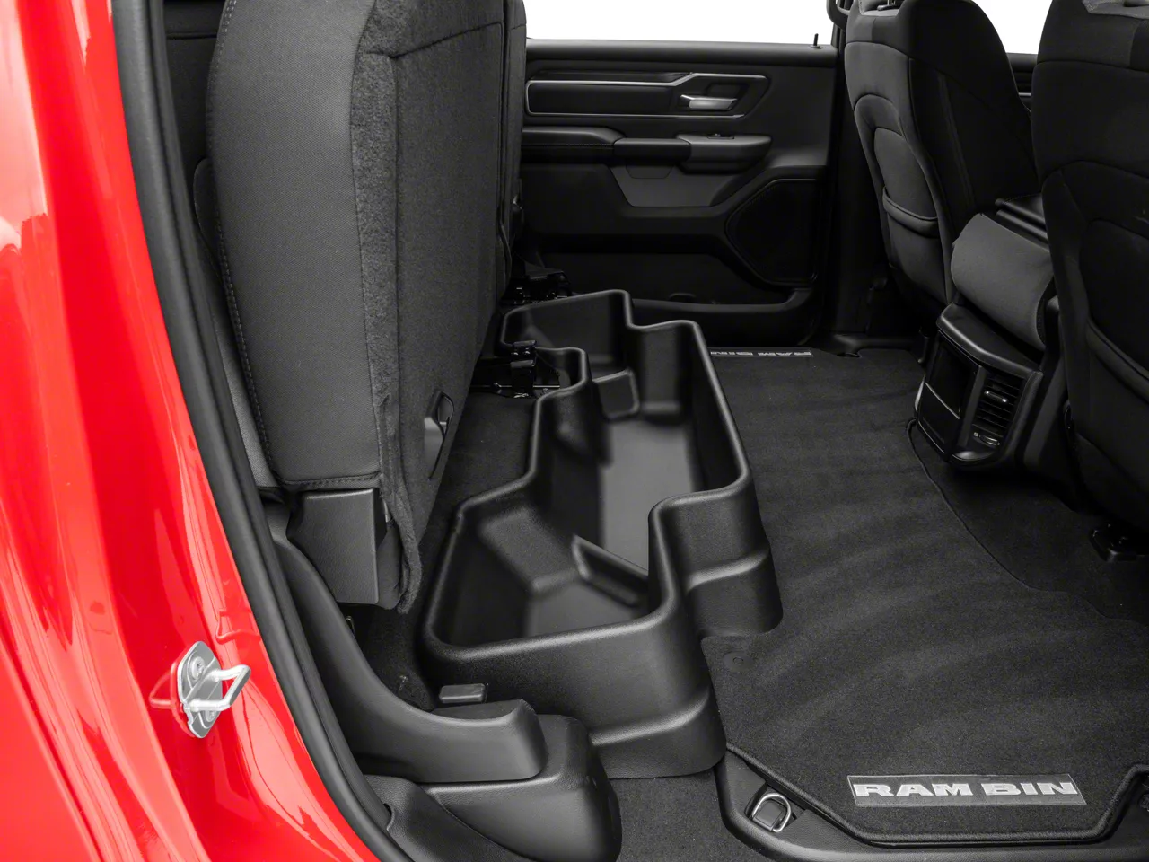 Weathertech RAM 1500 Underseat Storage System; Black 4S007 (19-25 RAM ...