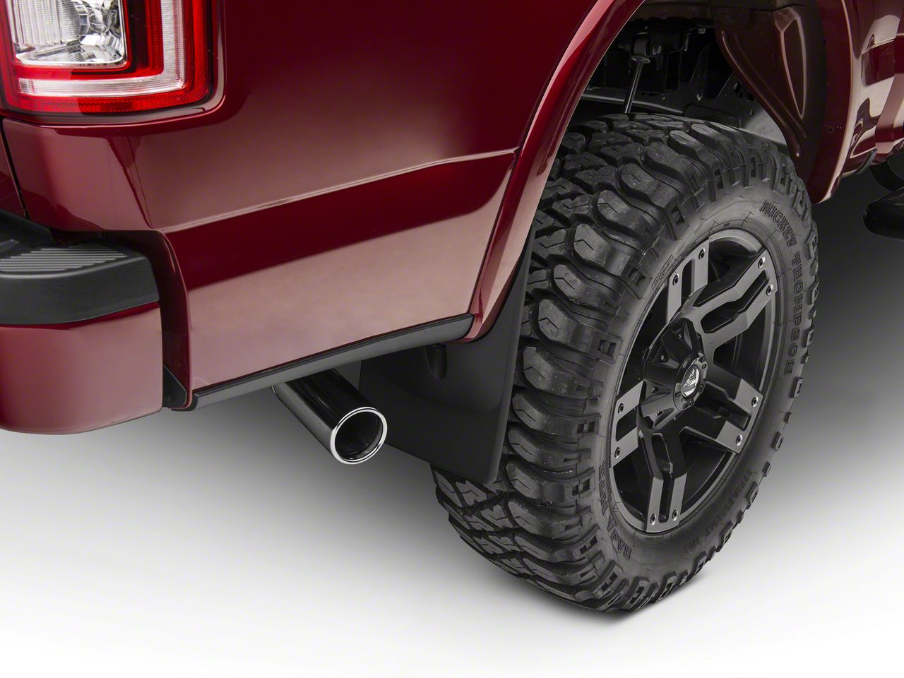 Weathertech F-150 No Drill Rear Mud Flaps - Black T527391 (15-20 F-150 ...