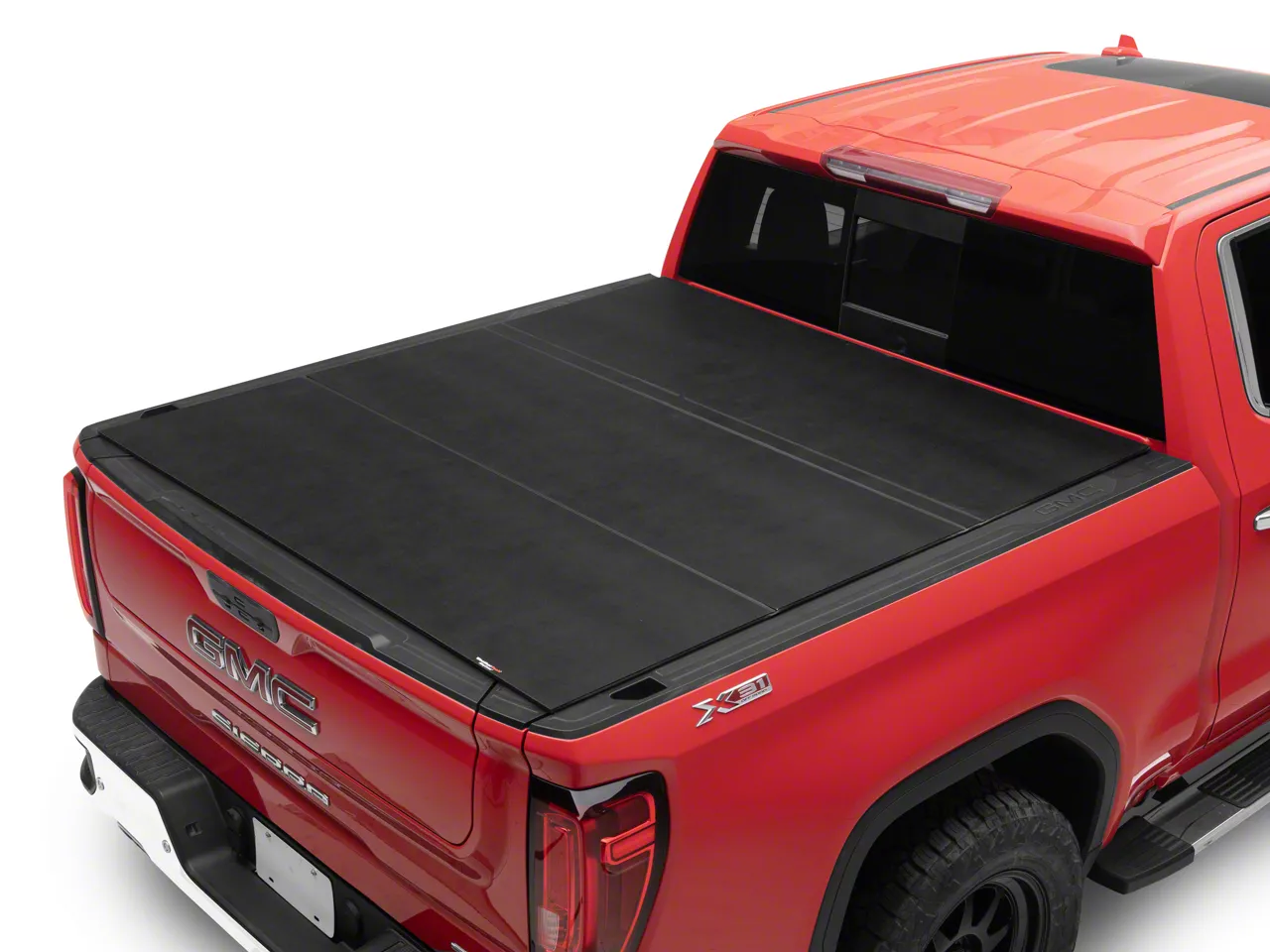 Weathertech Sierra 1500 AlloyCover Hard Tri-Fold Tonneau Cover S511848 ...