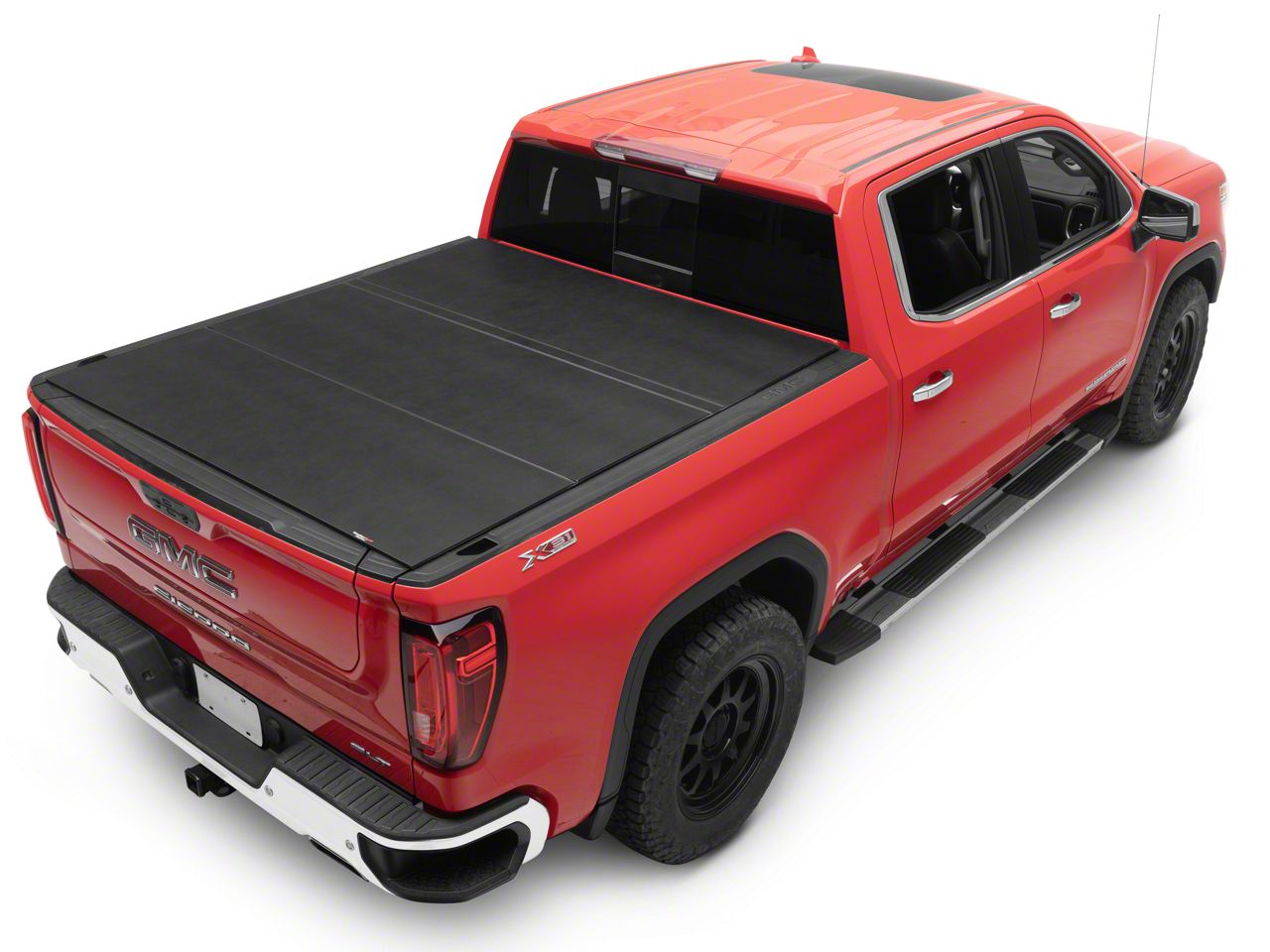 Weathertech Sierra 1500 AlloyCover Hard Tri-Fold Tonneau Cover S511848 ...