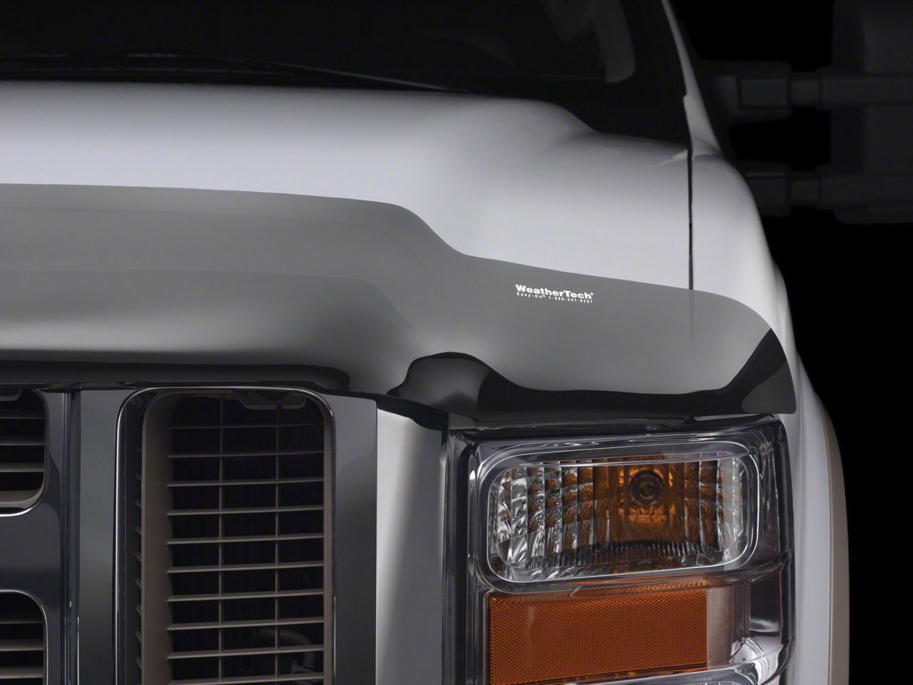 Weathertech Sierra 2500 Stone and Bug Deflector; Dark Smoke 50289 (20 ...