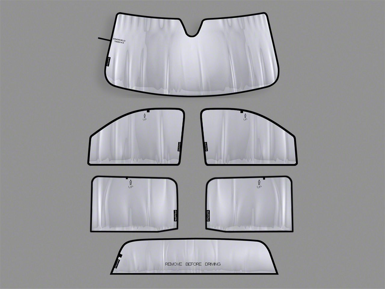 Weathertech Sierra 2500 SunShade Full Vehicle Kit TS0001K2 (15-19 ...