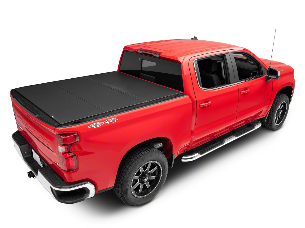 Weathertech Silverado 1500 AlloyCover Hard Tri-Fold Tonneau Cover ...