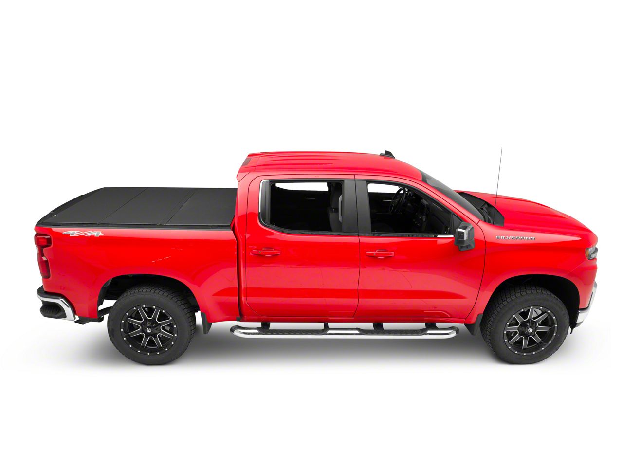 Weathertech Silverado 1500 AlloyCover Hard Tri-Fold Tonneau Cover ...