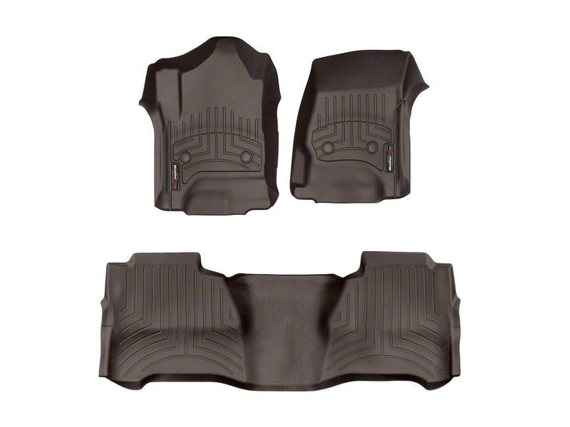 Weathertech Silverado 1500 DigitalFit Front and Rear Floor Liners ...