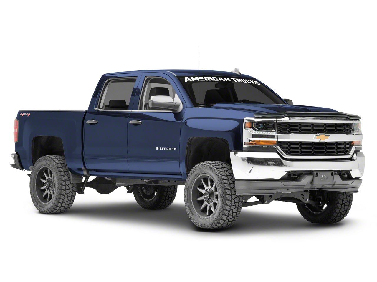 Weathertech Silverado Stone & Bug Deflector - Dark Smoke 50266 (16-18 ...