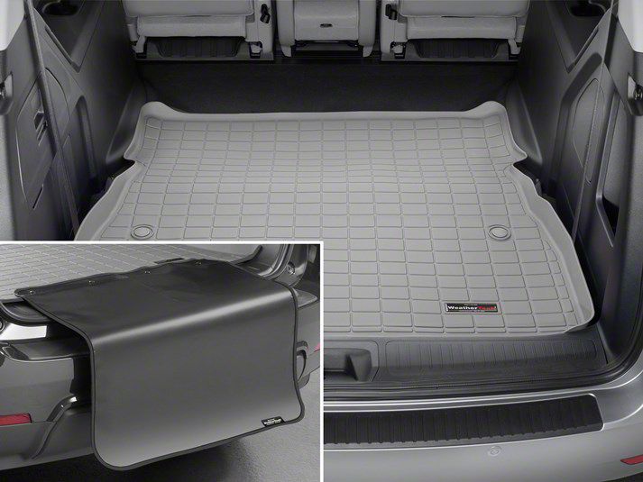 Weathertech Tahoe DigitalFit Cargo Liner with Bumper Protector; Behind ...