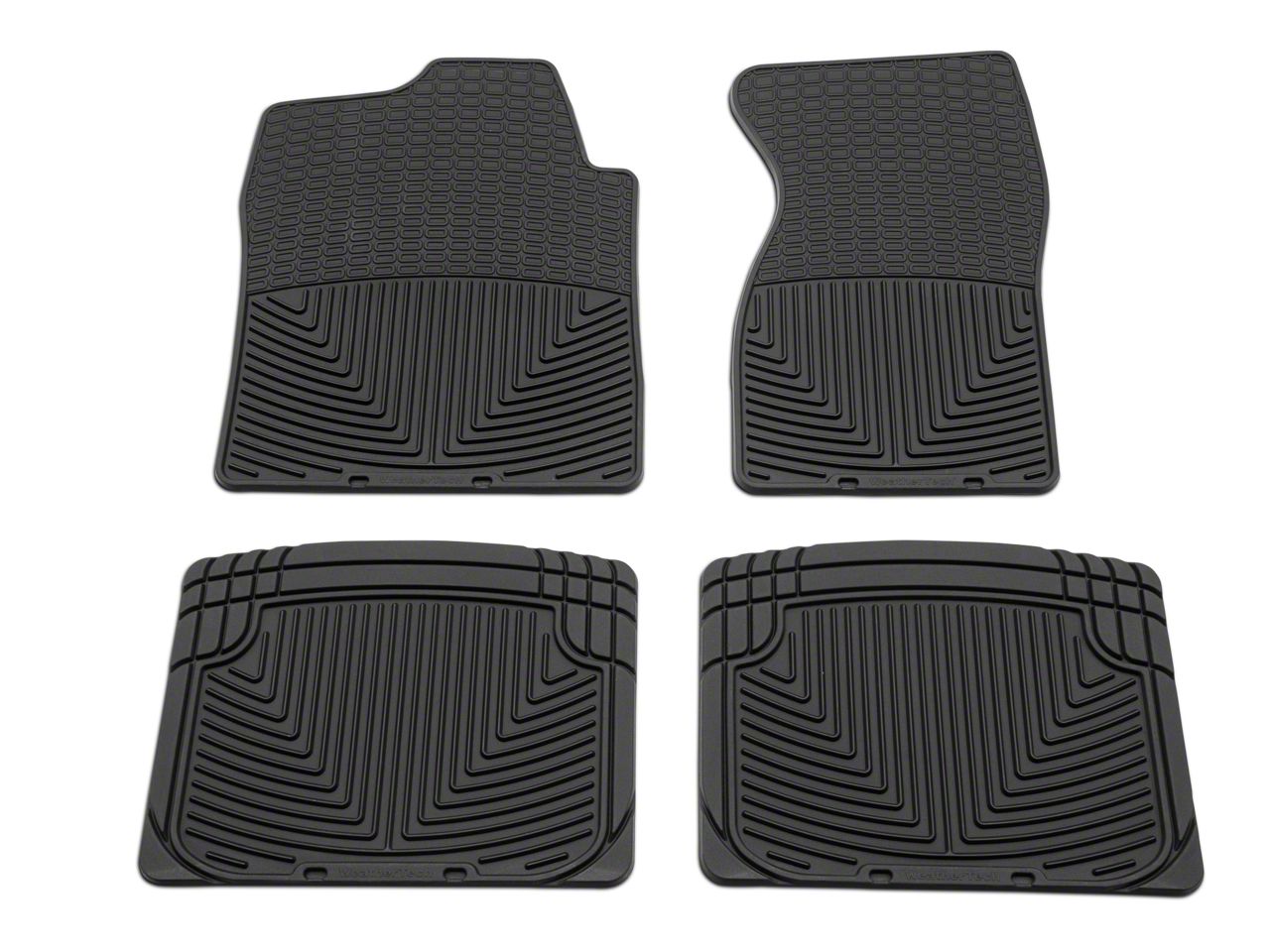 Weathertech Silverado All Weather Front & Rear Floor Mats - Black W26 ...