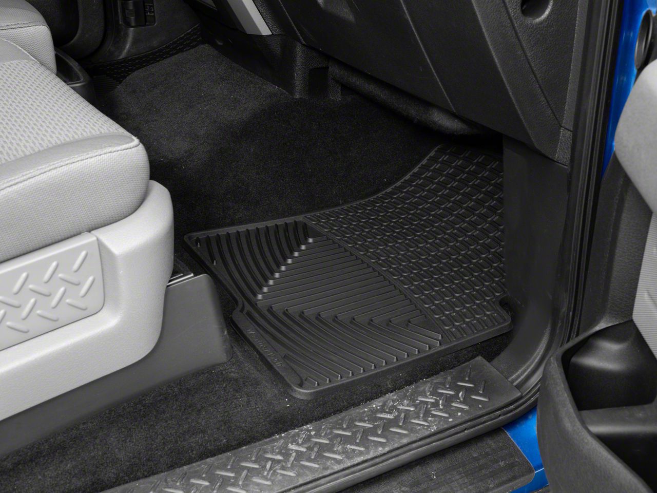 Weathertech F-150 All Weather Front & Rear Rubber Floor Mats - Black ...