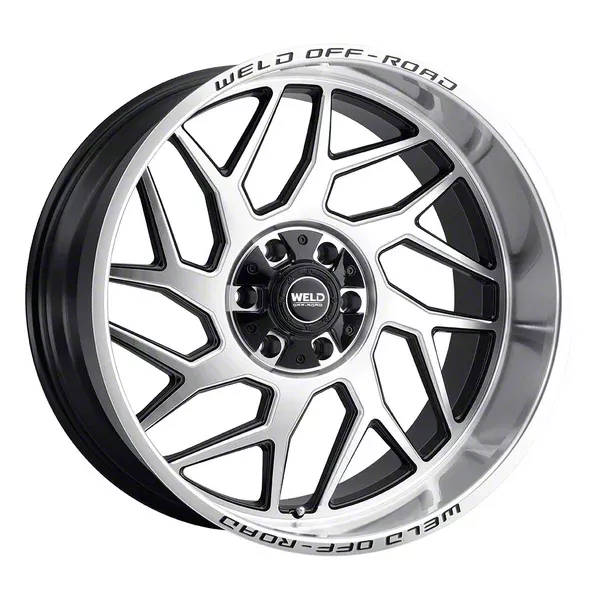 Weld Off-Road F-150 Fulcrum Gloss Black Machined 6-Lug Wheel; 20x9; 0mm ...
