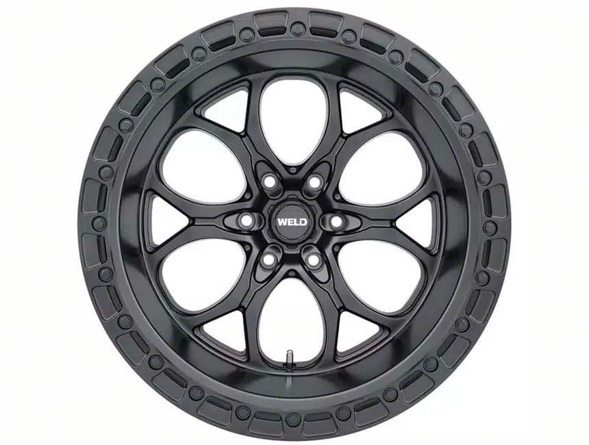 Weld Off-Road Tahoe Ledge Six Satin Black 6-Lug Wheel; 18x9; -12mm ...