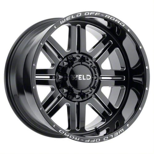 Weld Off-Road Yukon Chasm Gloss Black Milled 6-Lug Wheel; 22x14; -70mm ...