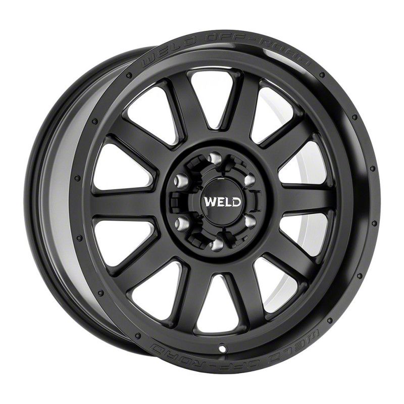Weld Off-Road Silverado 1500 Stealth Satin Black 6-Lug Wheel; 20x9 ...