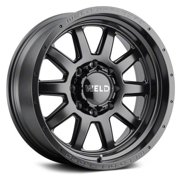 Weld Off-Road Silverado 1500 Stealth Satin Black 6-Lug Wheel; 20x10 ...