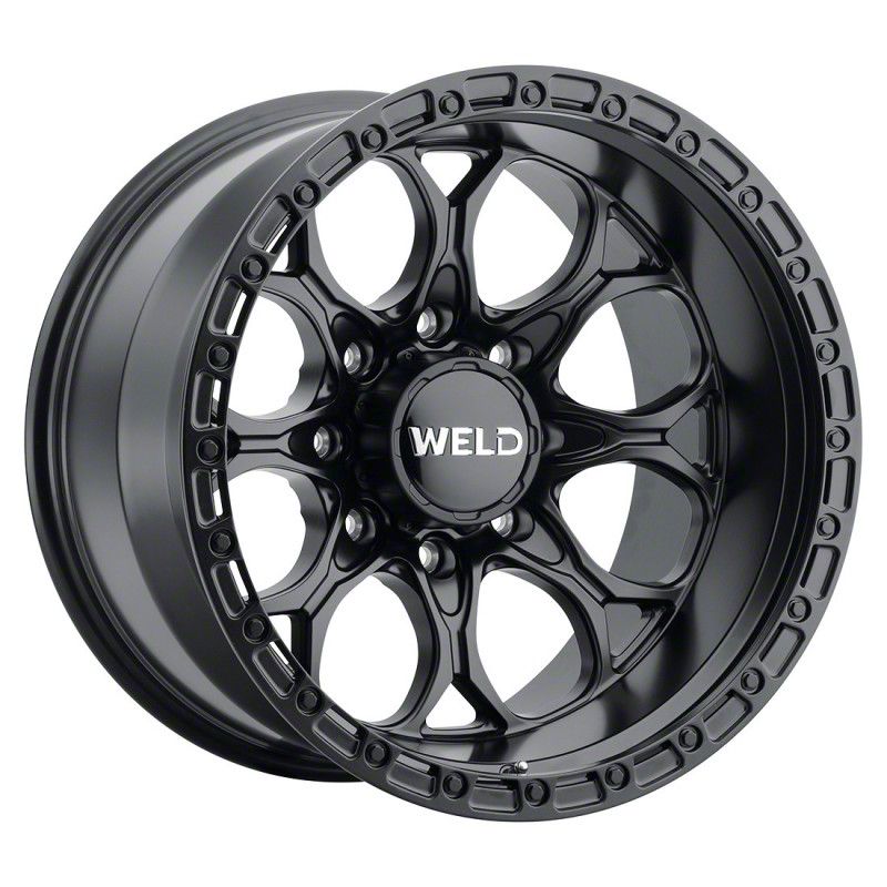 Weld Off-Road Silverado 2500 Ledge Eight Satin Black 8-Lug Wheel; 20x10 ...