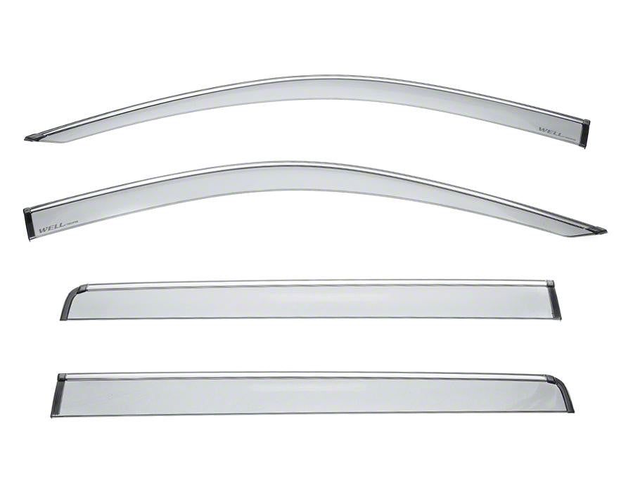 WELLvisors Sierra 1500 Taped-on Window Visors Wind Deflectors with ...