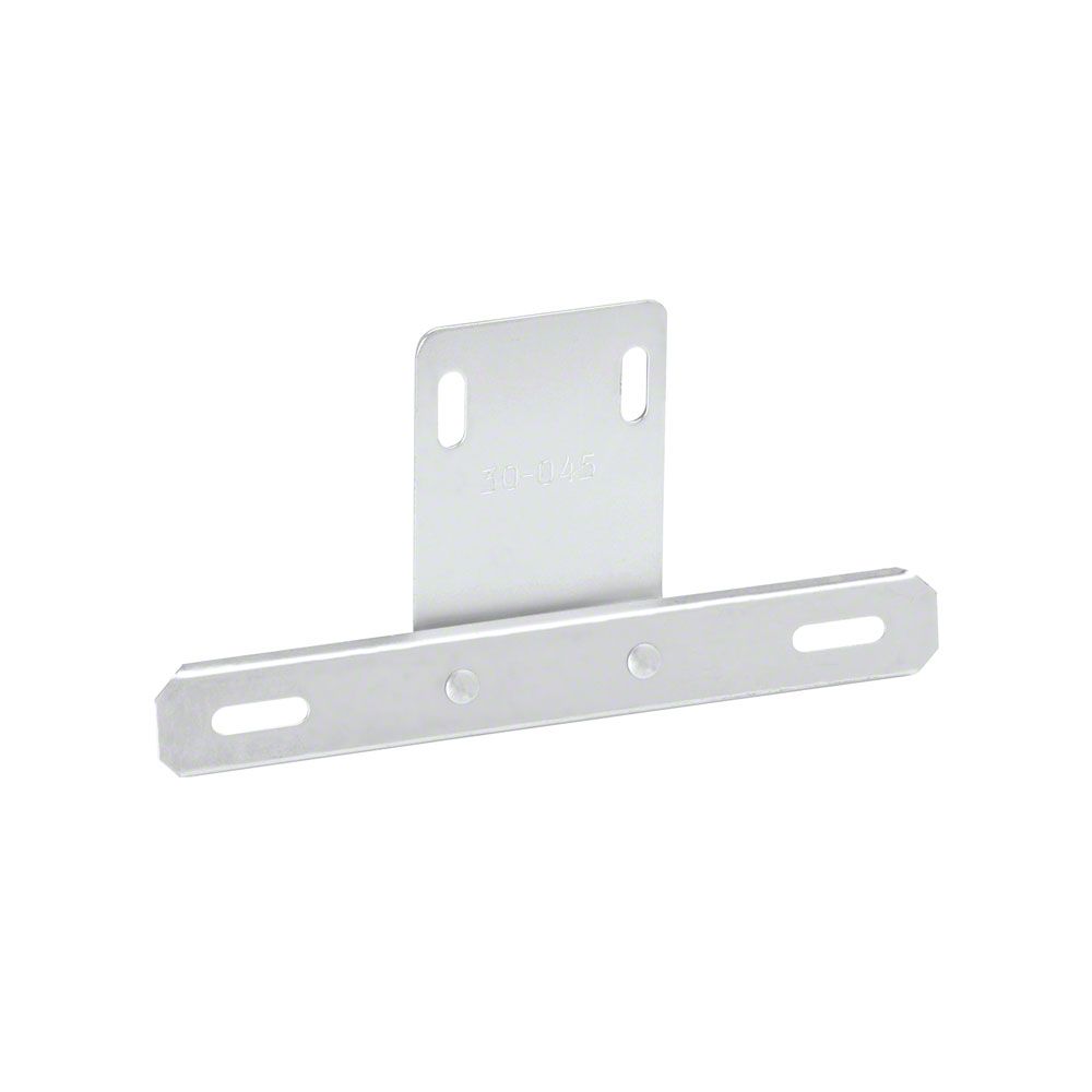 RAM 1500 License Plate Bracket; Plastic; White - Free Shipping