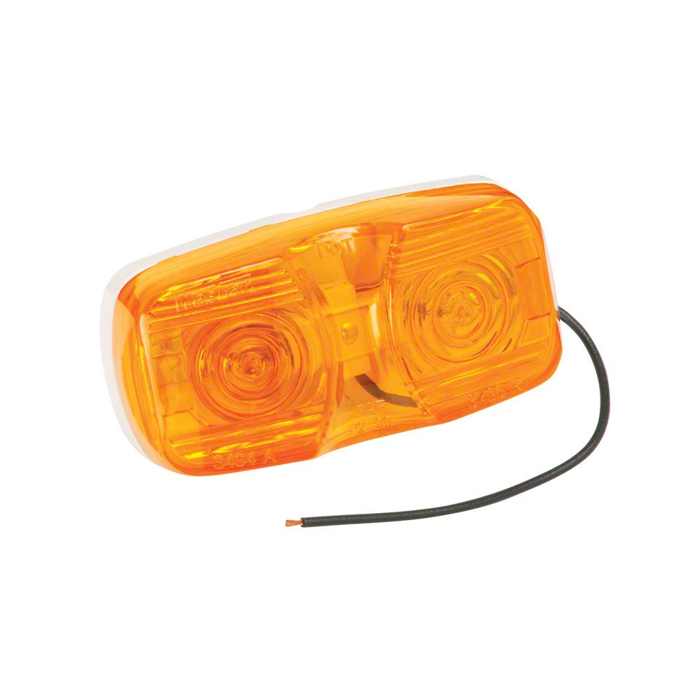 Ranger Side Marker; Amber; With Dual Bulbs - Free Shipping