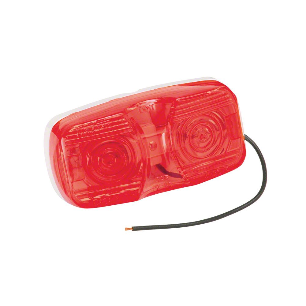 Ranger Side Marker; Red; With Dual Bulbs - Free Shipping