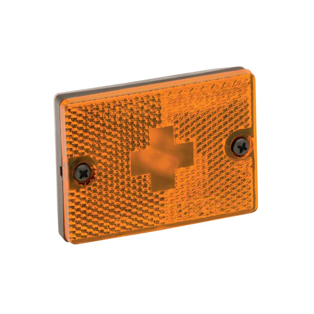 Silverado 1500 Side Marker; With Reflex Lens; 18-Inch Pigtail; Amber ...