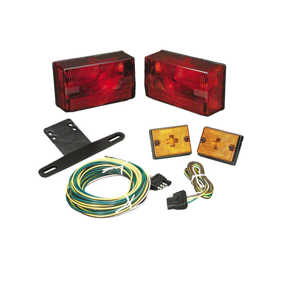 Silverado 1500 Submersible Light and Wire Kit; For Over 80-Inch Wide ...
