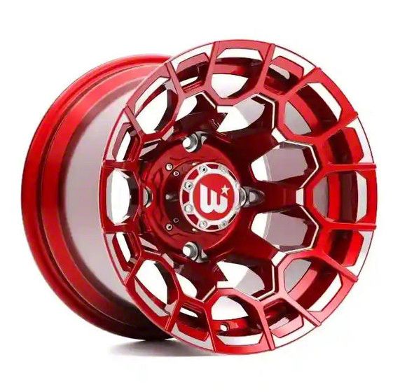 Wesrock Wheels F-150 Spur Candy Red Milled 6-Lug Wheel; 20x10; -12mm ...