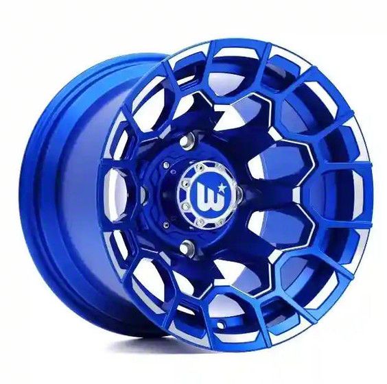 Wesrock Wheels RAM 1500 Spur Candy Blue Milled 6-Lug Wheel; 20x10 ...
