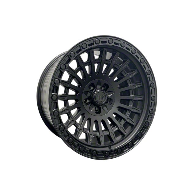 Western Wheels F-250 Super Duty WP69 Satin Black Face with Gloss Black ...
